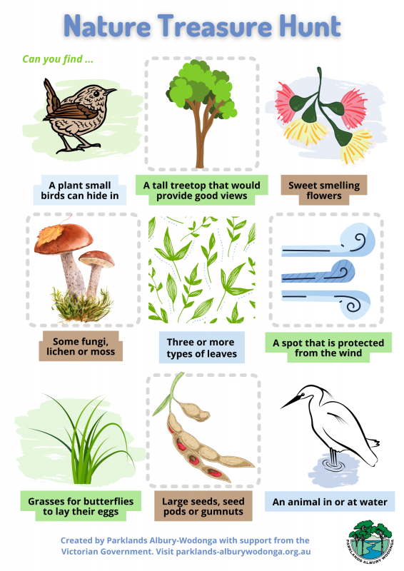 Treasure Hunts & Park Activities – Parklands Albury Wodonga