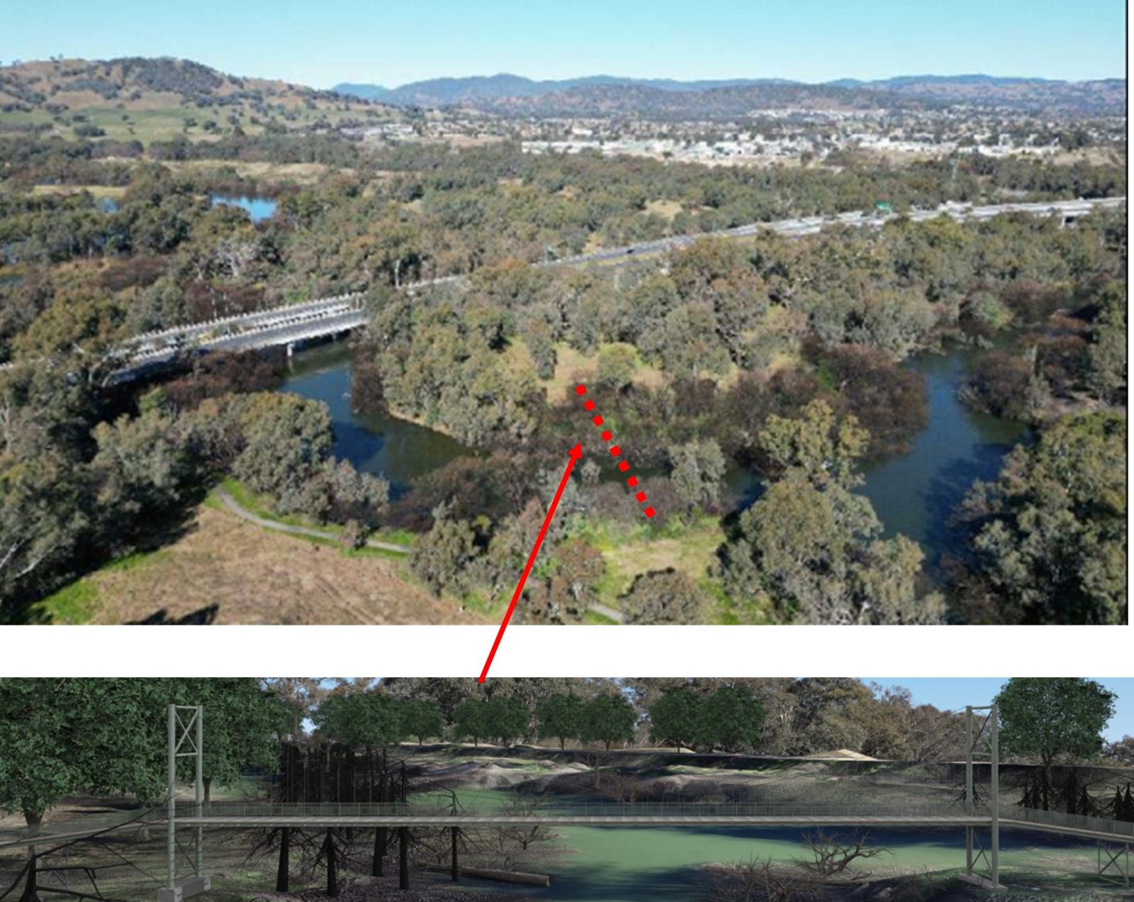 Three Bridges to span Project 66 Islands – Parklands Albury Wodonga